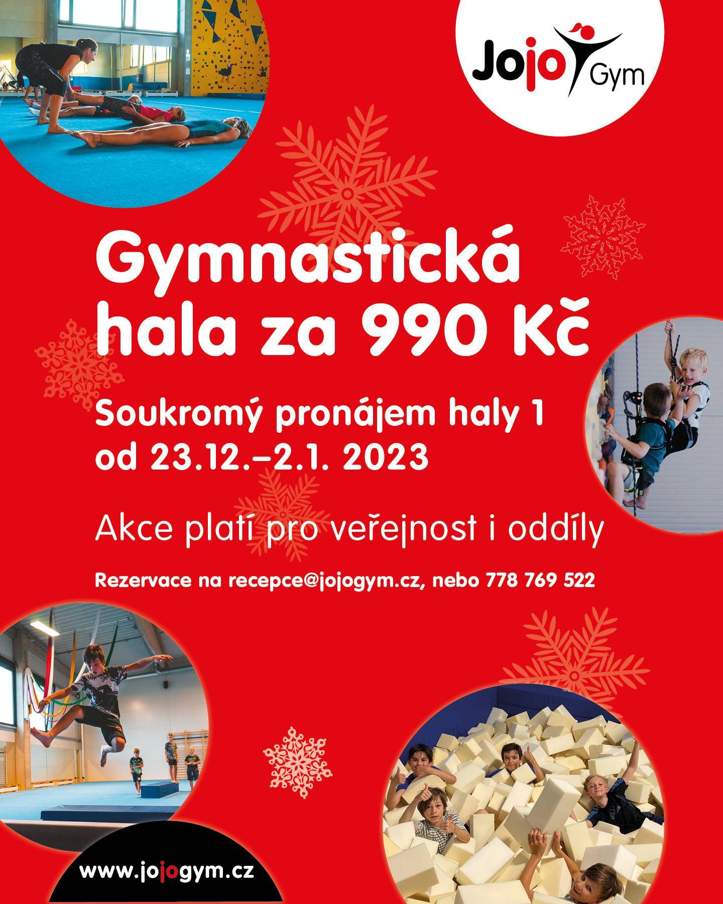 Vánoční svátky aktivně? U nás ano! | Jojo Gym